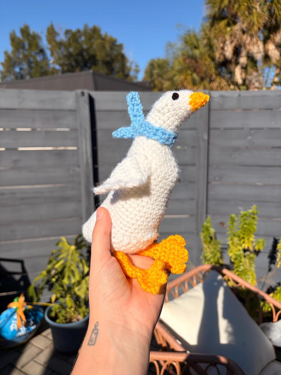 Silly Goose Baby Toy Stuffed Animal Crochet PATTERN, Beginner Friendly ...