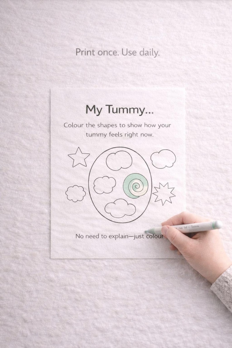 Feelings Chart for Kids Printable | Calm Down Worksheets Toddler Ages 3 ...