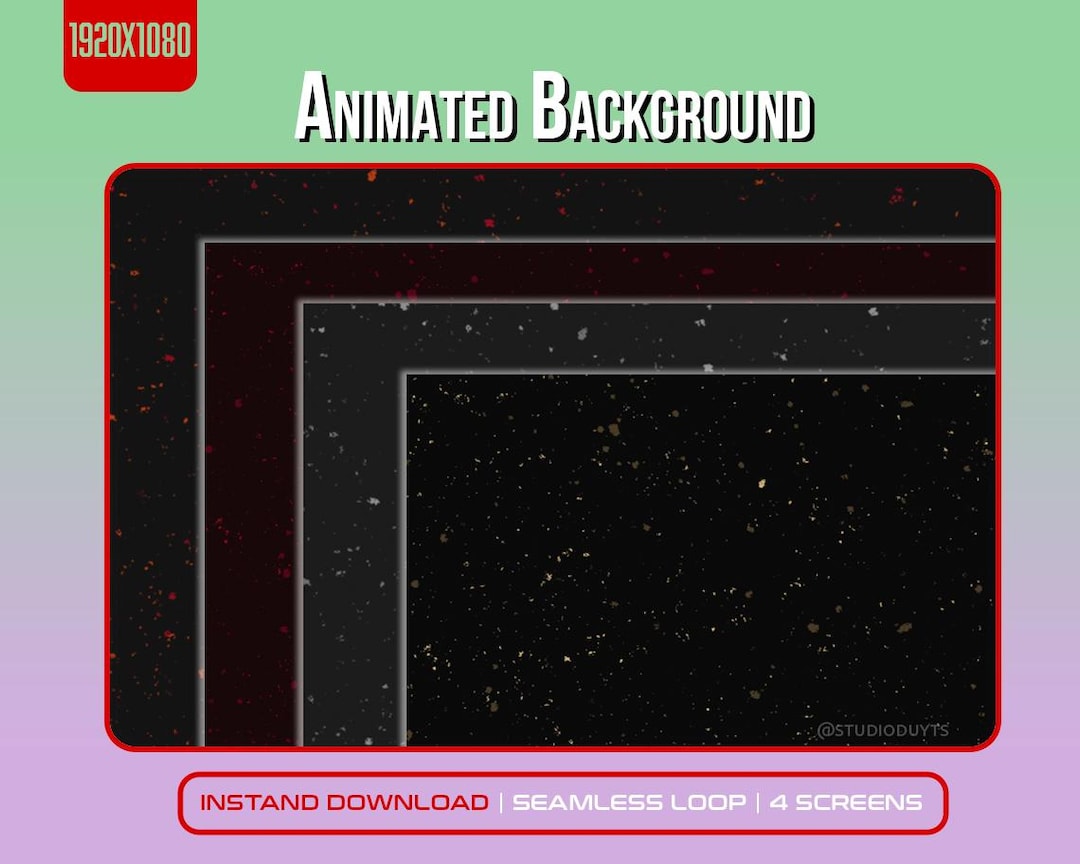 Dark Particle Animated Background | Seamless Loop Atmospheric Texture ...