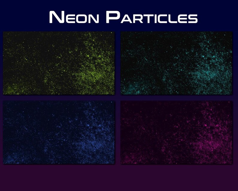 Neon Particle Animated Background | Seamless Loop Abstract Noise ...
