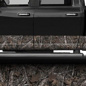 Woodland Camo Rocker Panel Graphic Decal Wrap Kit for Truck SUV 4x4 ...