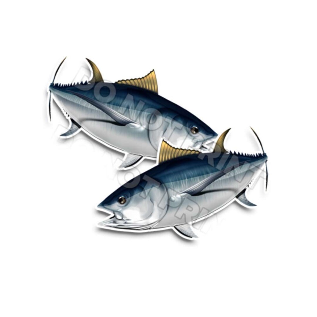 Albacore Tuna Decals Fishing Stickers Tackle Box RV Truck Camper ...