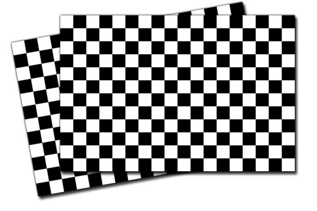 Checkered Flag Vinyl Decal Sticker - 2 Pack 4" X 5" ED975 - Etsy