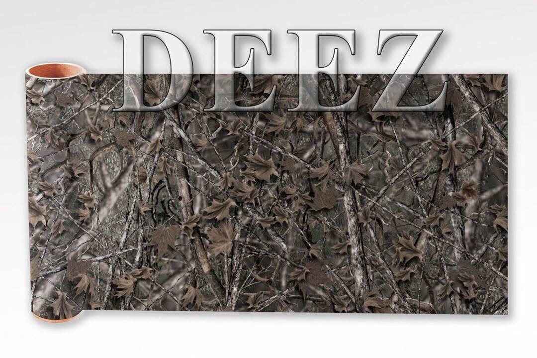 CAMOUFLAGE CAMO Vinyl Sheet Woods Decal Wrap Vinyl 52x15" Adhesive ...