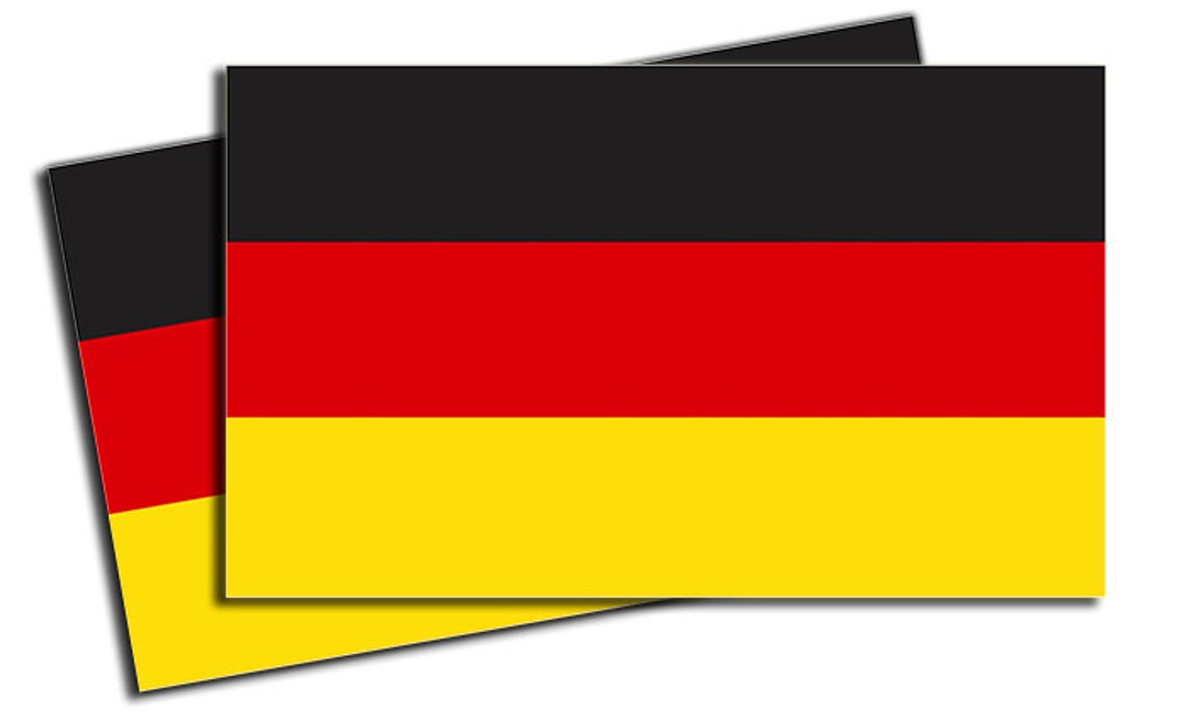 German Flag GERMANY Vinyl Decal Sticker - 2 Pack - Etsy