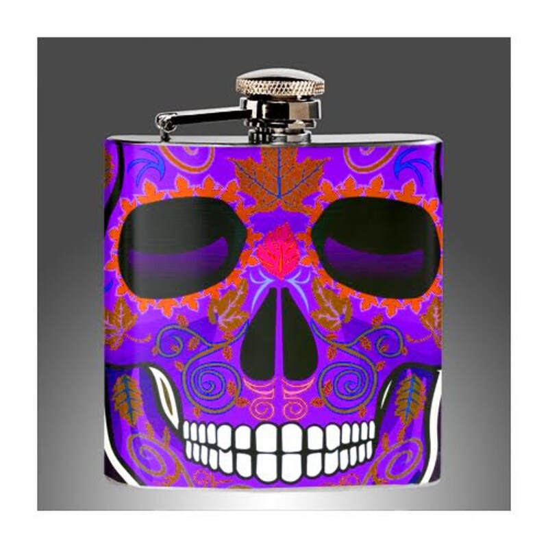 Skull Flask - Etsy