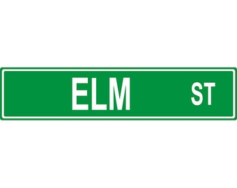 Elm Street Sign - Etsy