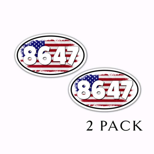 8647 Bumper Sticker - Etsy