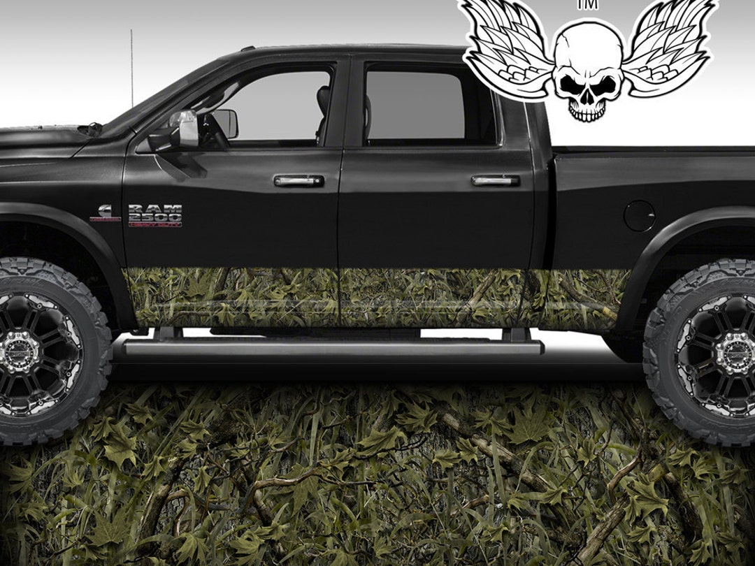 Rocker Panel Wrap Kit Truck Side Decals Camo Truck Accessories ...