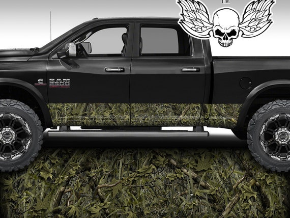 Rocker Panel Wrap Kit Truck Side Decals Camo Truck Accessories Marshland Camouflage A 032RP Etsy
