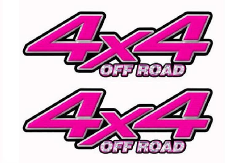 4x4 off Road Decals Pink Truck Decals Pink Truck Accessories - Etsy