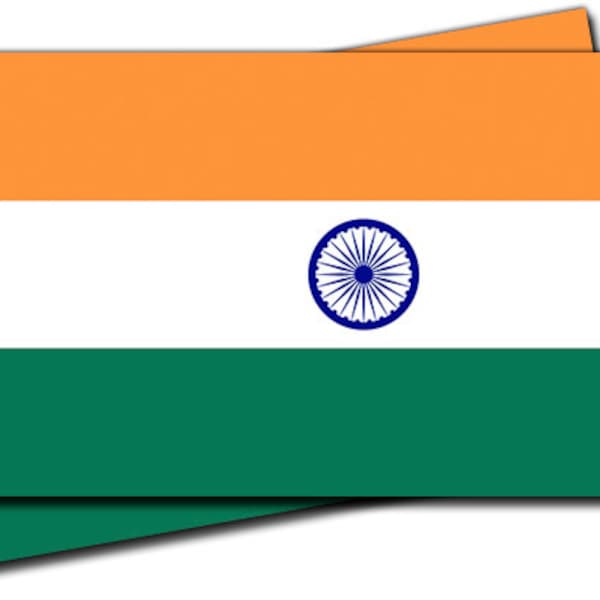 India Flag Sticker - Etsy