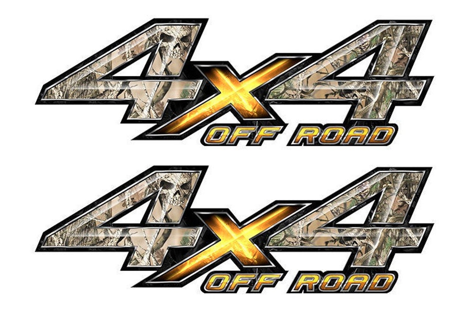 4x4 off Road Truck Decals Truck Side Graphics Skull Camo Set - Etsy
