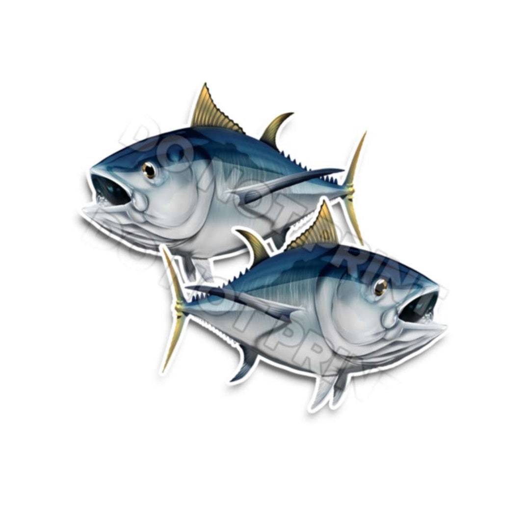 Albacore Tuna Decals Fishing Stickers Tackle Box RV Truck Camper ...