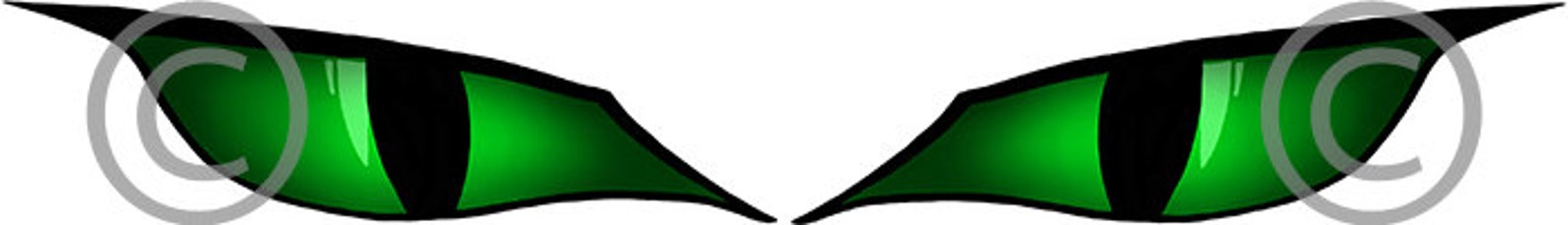 Monster Eye Stickers Dragon Eyes Lizard Eyes Demon Eyes Evil - Etsy