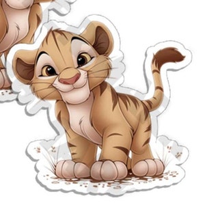 Cute Tiger Cub Decals Stickers Baby Cub Stickers Truck Camper Car Baby ...