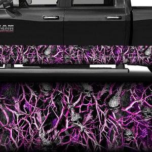 Rocker Panel Decals Rocker Panel Wrap Pink Camo Skull Camo Pink ...