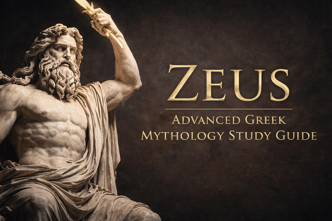 ZEUS — Greek Mythology Study Guide - Etsy