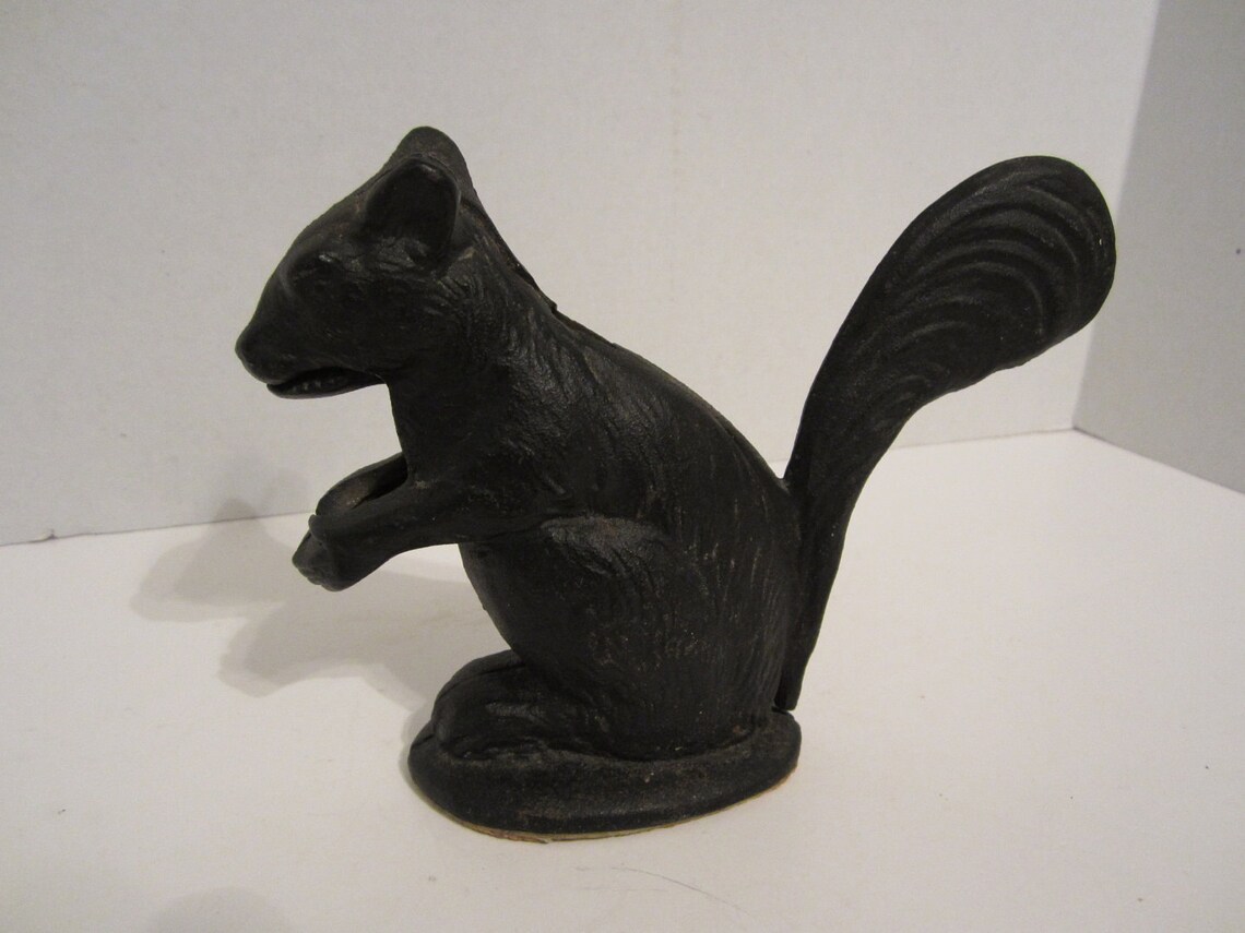 Vintage Cast Iron Squirrel Nut Cracker | Etsy