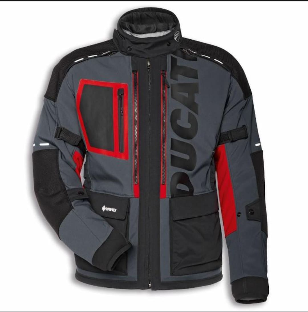 Ducati Strada C5 Motorcycle Jacket - Waterproof Armored Cordura Riding ...