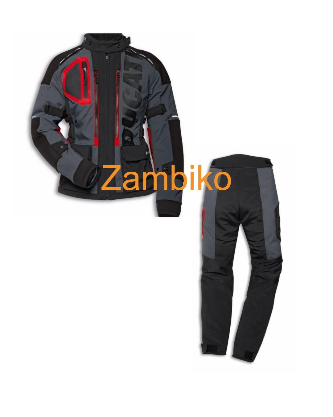 Women's Ducati Strada C5 Motorcycle Suit – Cordura CE Armored Touring ...