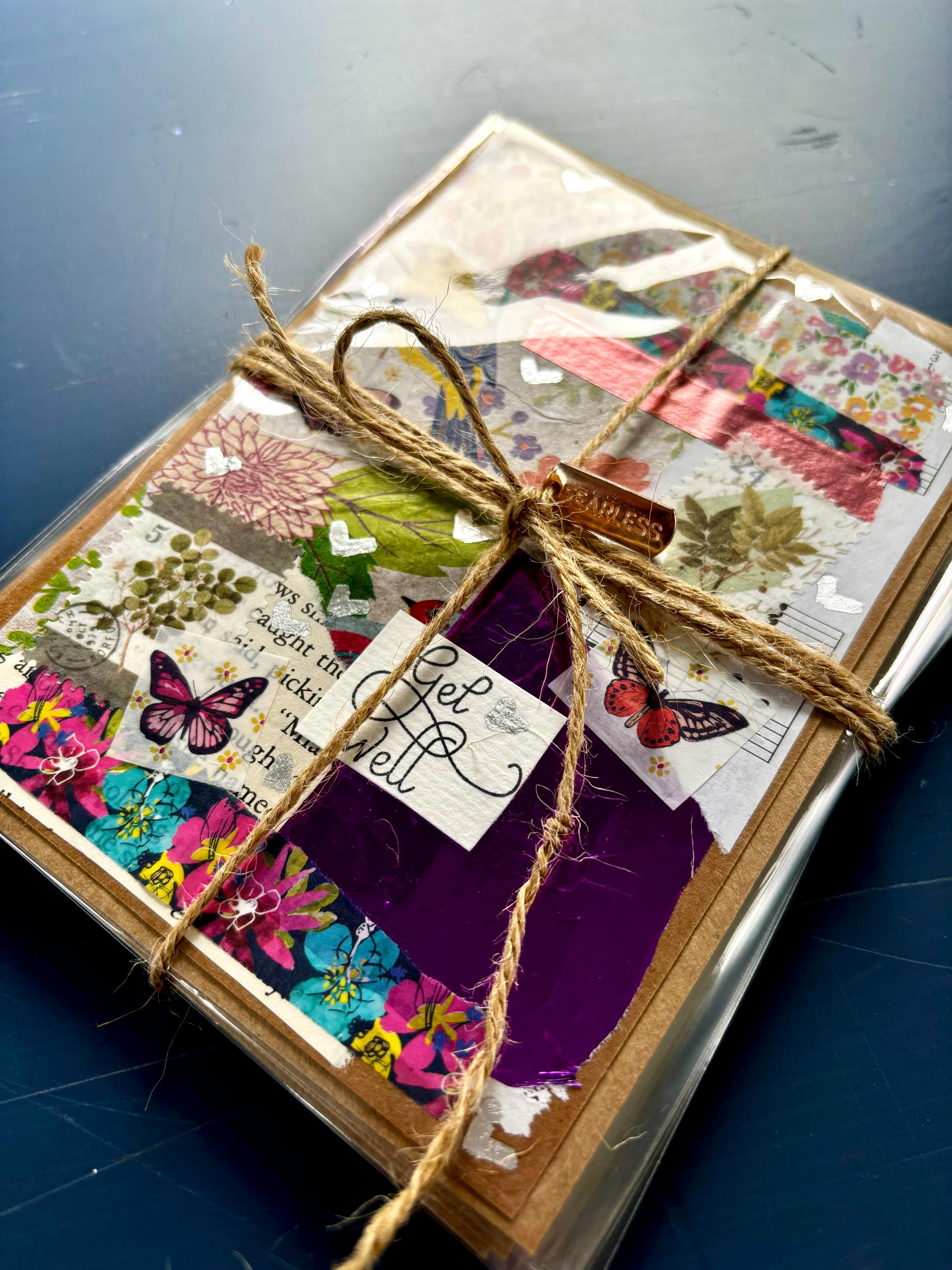 Handmade Greeting Cards Collage Cards Get Well Cards With Envelopes ...