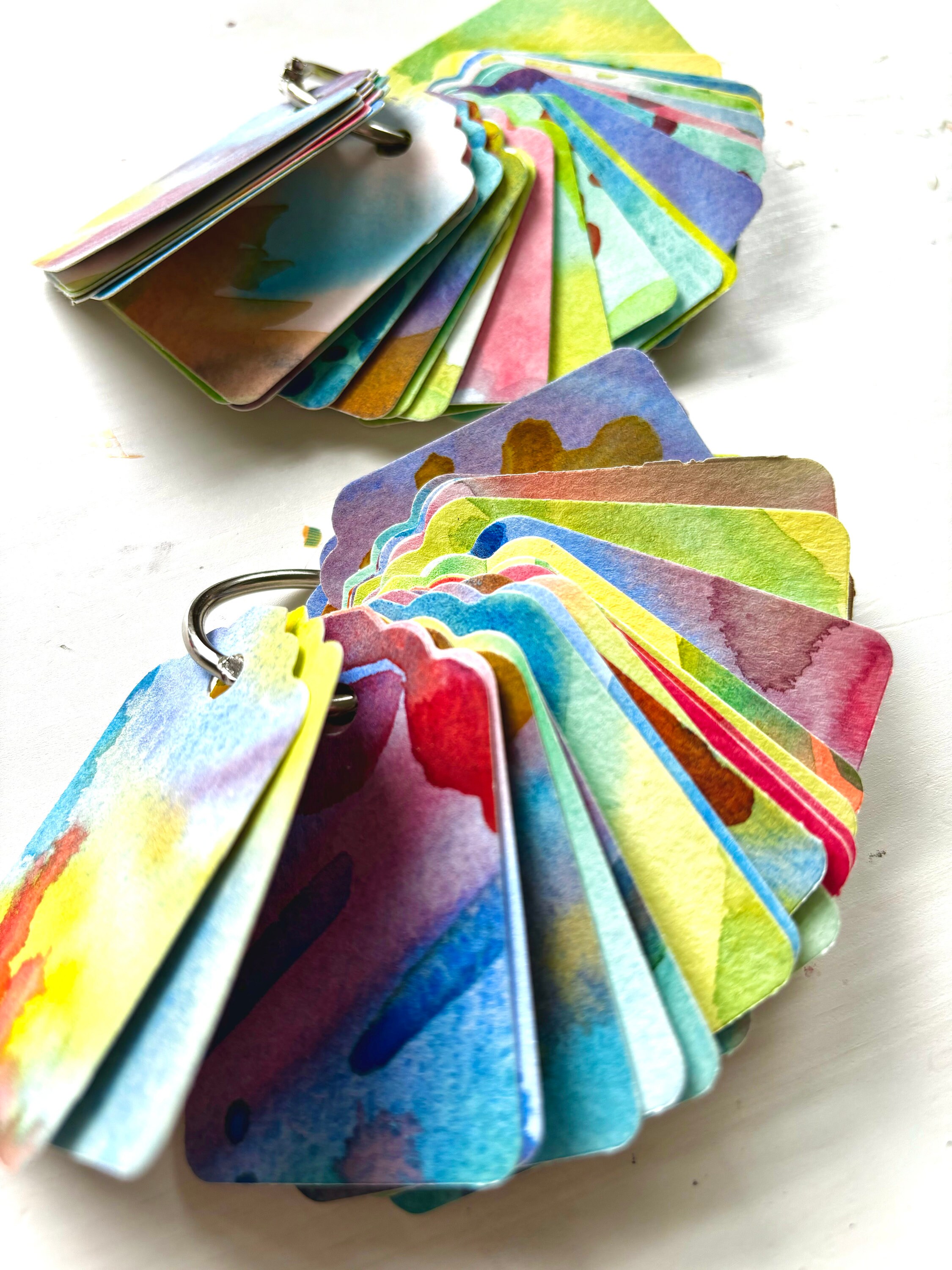 Self-care Cards | Watercolor Tags With Self-care Prompts | 28 Self-care ...