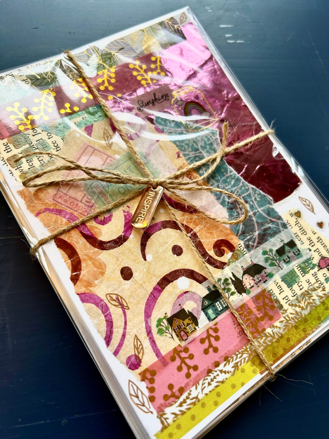 Handmade Greeting Cards | Collage Cards | Sunshine Cards With Envelopes ...