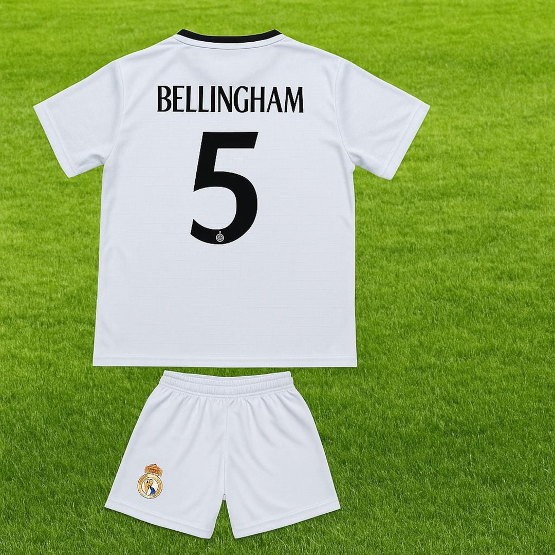 White Number 5 Soccer Kit | Classic Football Outfit Unisex - Etsy