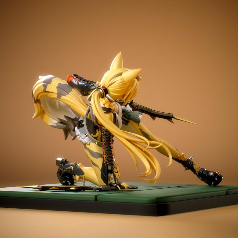 Zenless Zone Zero Pulchra STL Anime Girl 3D Print Model Stylish Figure ...