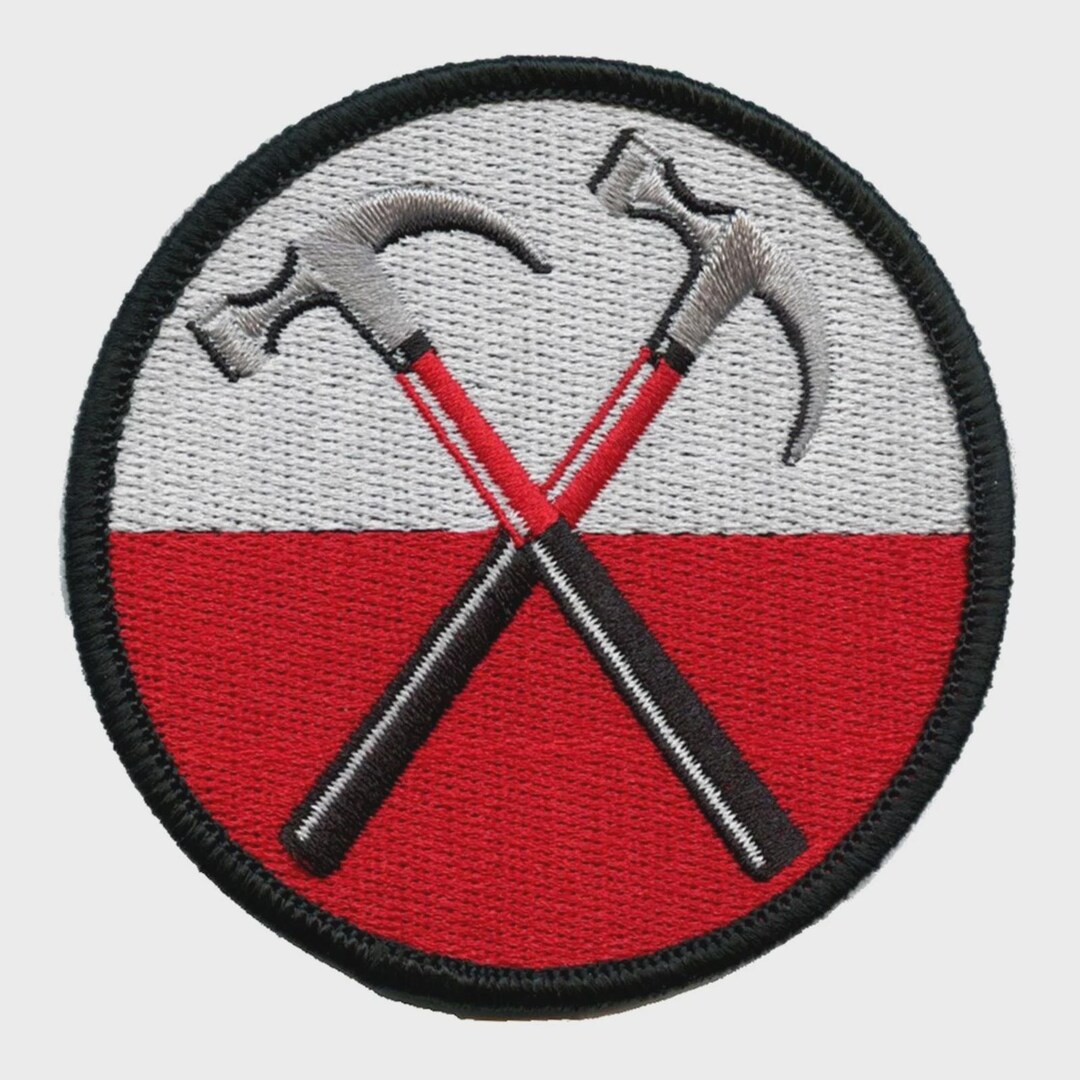 Psychedelic Marching Hammers Embroidered Patch, Vintage Rock Badge - Etsy