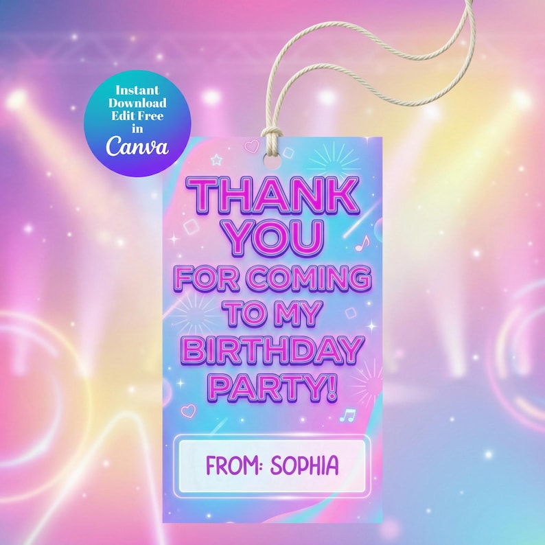 Kpop Demon Hunters Birthday Invitation, Animated Mobile Canva Party ...