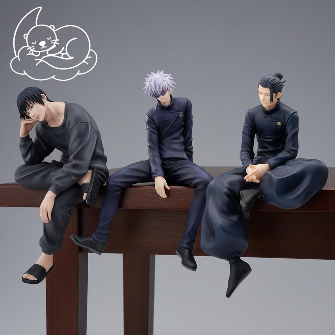 Sorcerer Trio "shelf Sitter" Figures · 14cm Sitting PVC Statues · Six ...