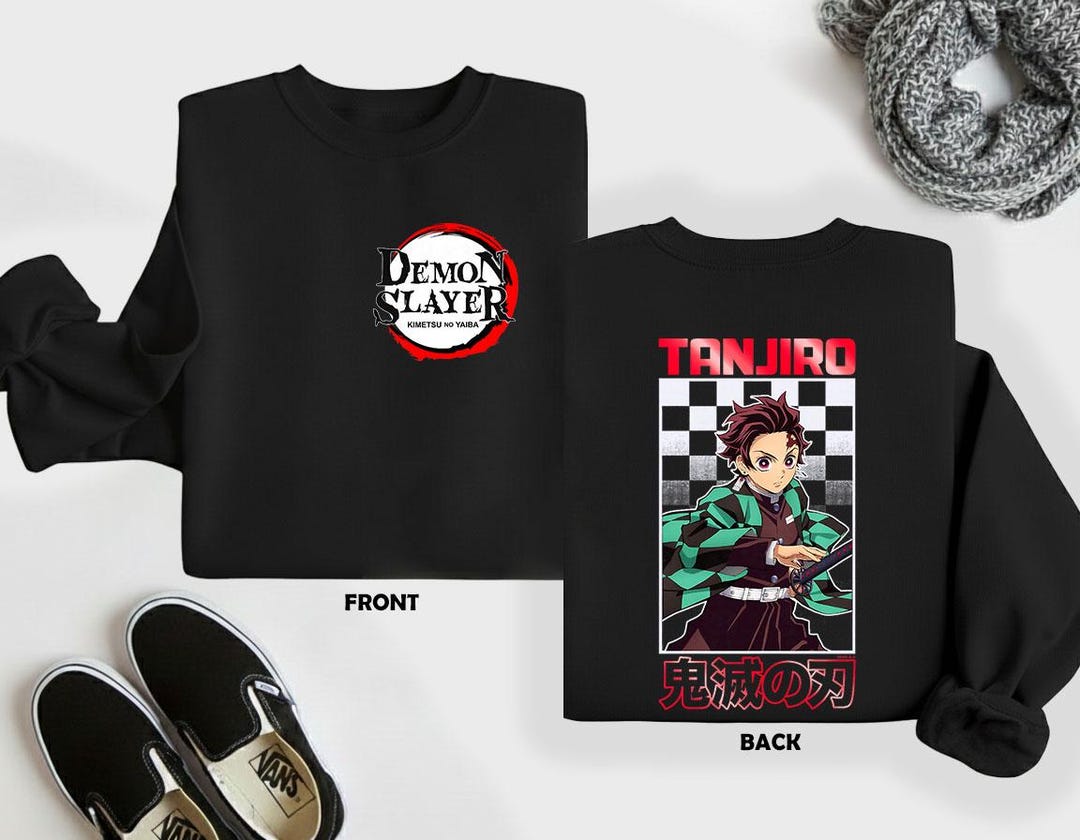 Demon Slayer Kimetsu no Yaiba Tanjiro Logo Retro Vibe, Regali Demon ...