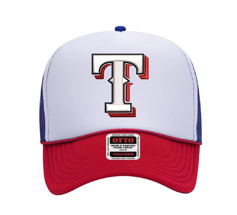 3D Puff Embroidery Design, Athletic Varsity T Letter, Baseball Cap ...