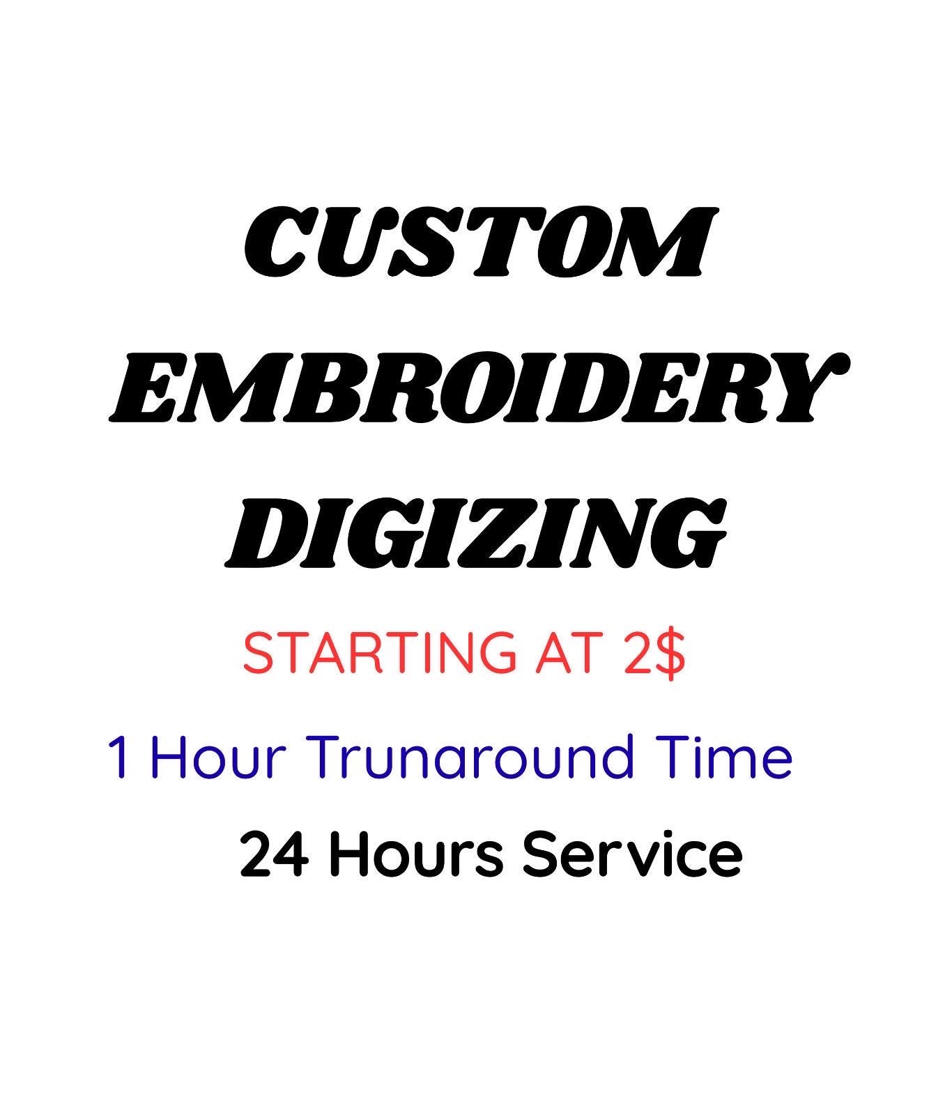 Custom Embroidery Digitizing Service | Logo to DST, PES, EMB Files | 1 ...