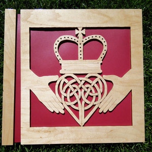 Claddagh With a Knot Heart - Etsy