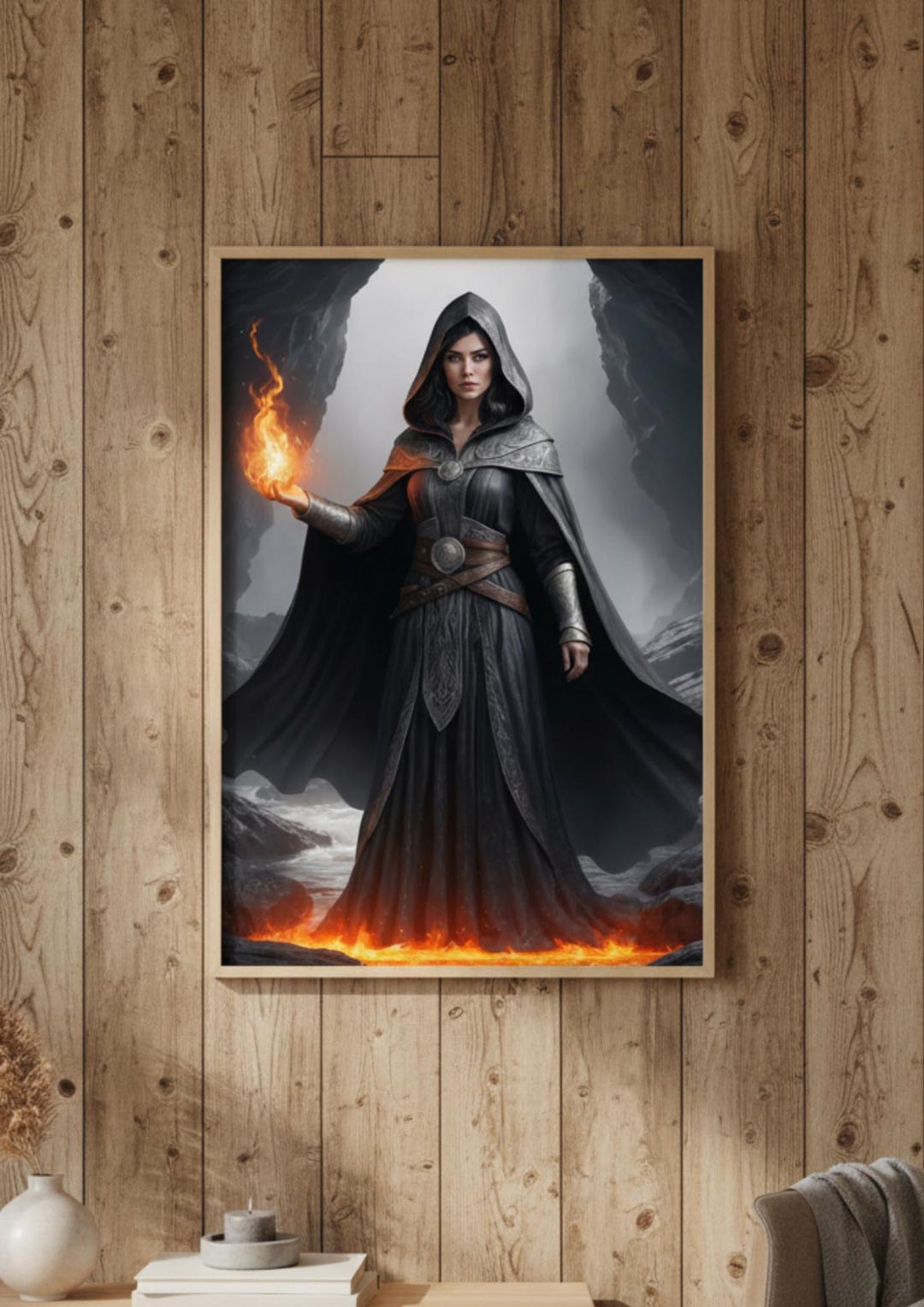 Printable Artwork Firewitch - Digital PDF & PNG, Norse and Germanic ...