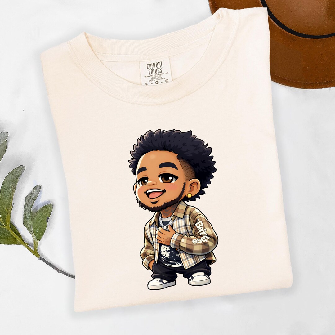 Chibi Lil Poppa Tribute Shirt, Street Rap Memorial Graphic Tee, Urban ...