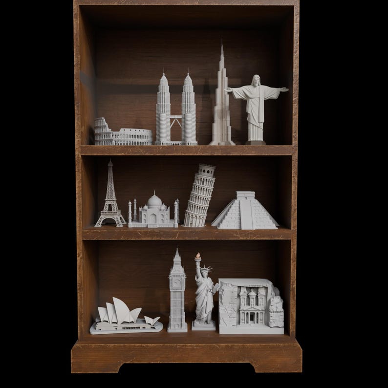 Wonders of the World STL Bundle | Famous Landmarks 3D Print Files ...