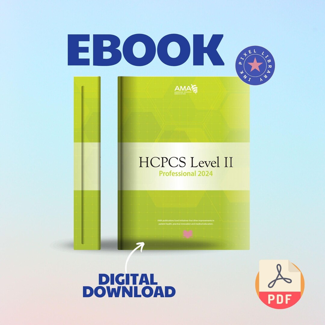 HCPCS 2024 Level II Professional Edition - Etsy