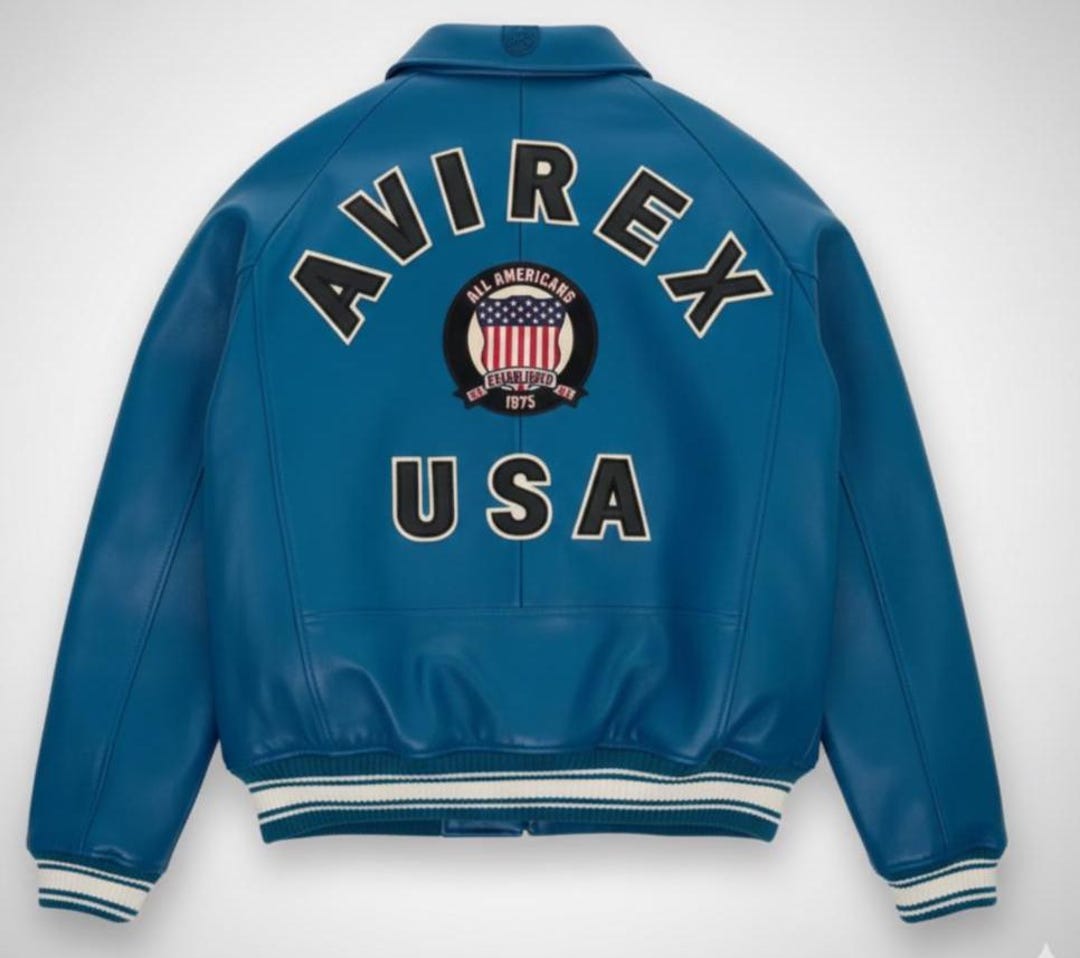 Icon Jacket, Blue Color Icon Jacket, USA Edition Jacket, Military ...