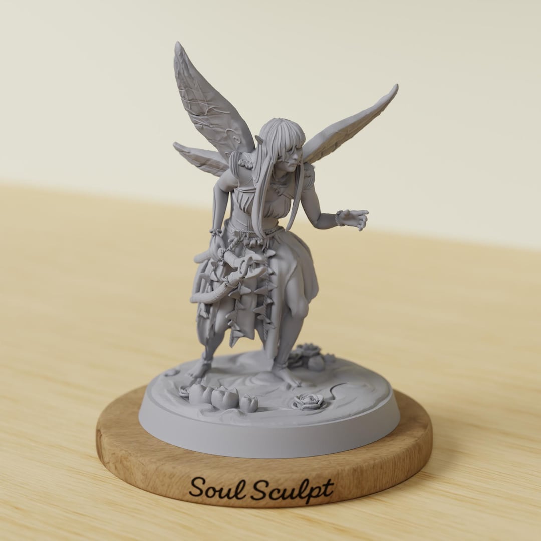 Dark Tooth Fairy | Dark Fey Collector | 28mm 32mm 38mm | Tabletop RPG ...