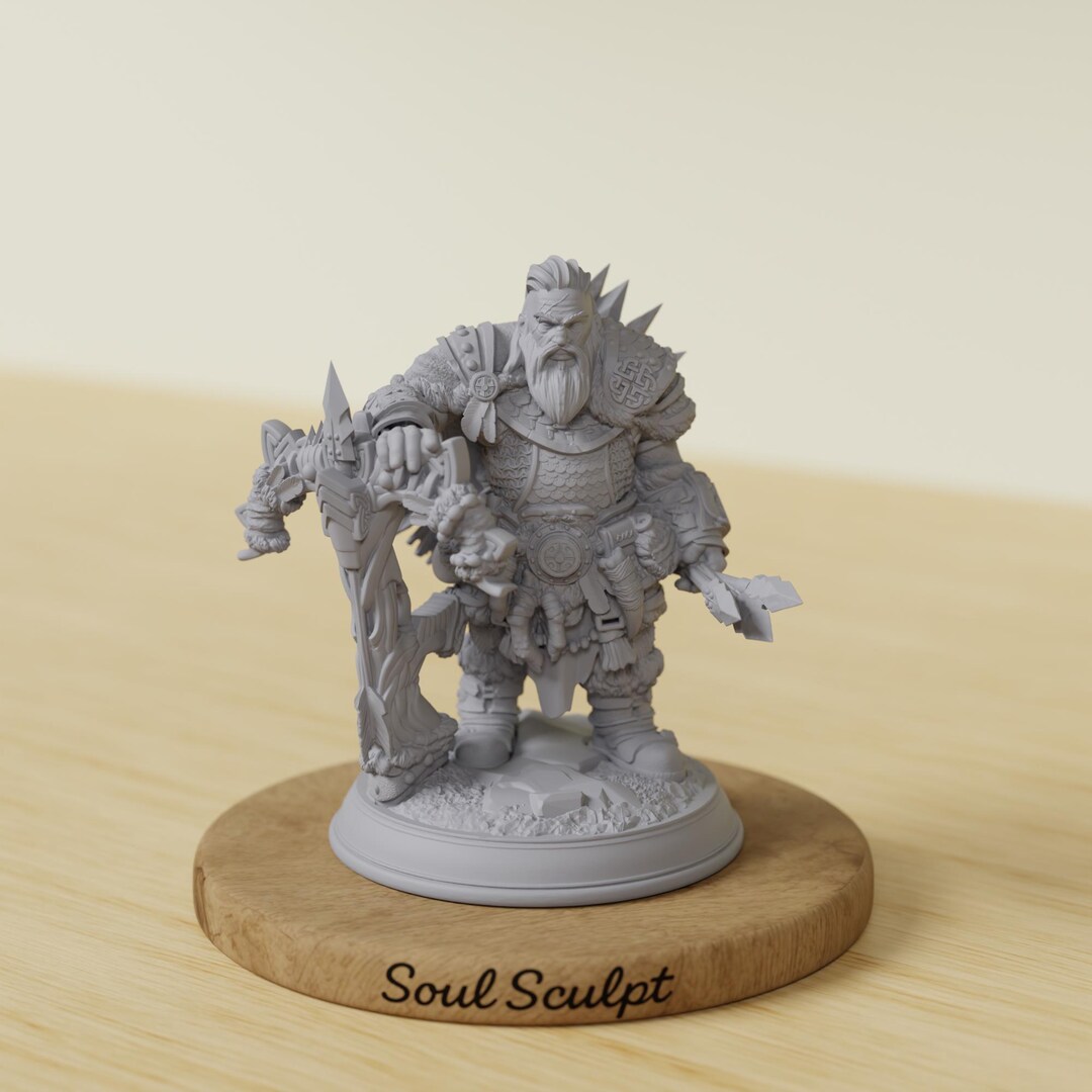 Dwarf Hunter Miniature, Crossbow Ranger NPC, 28mm 32mm, Dnd Pathfinder ...