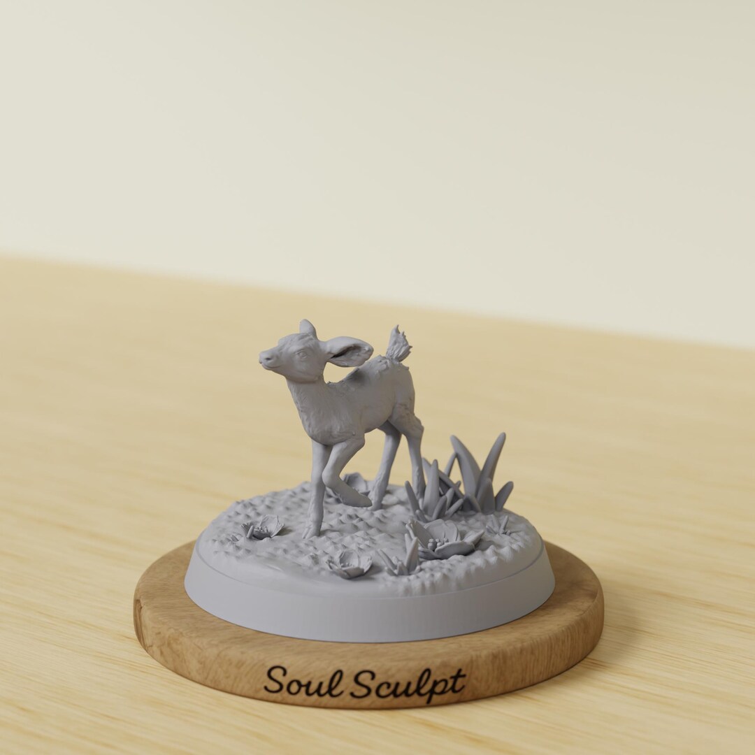 Forest Deer Fawn Figure | Tabletop RPG | TTRPG | Dnd D&D | Pathfinder ...