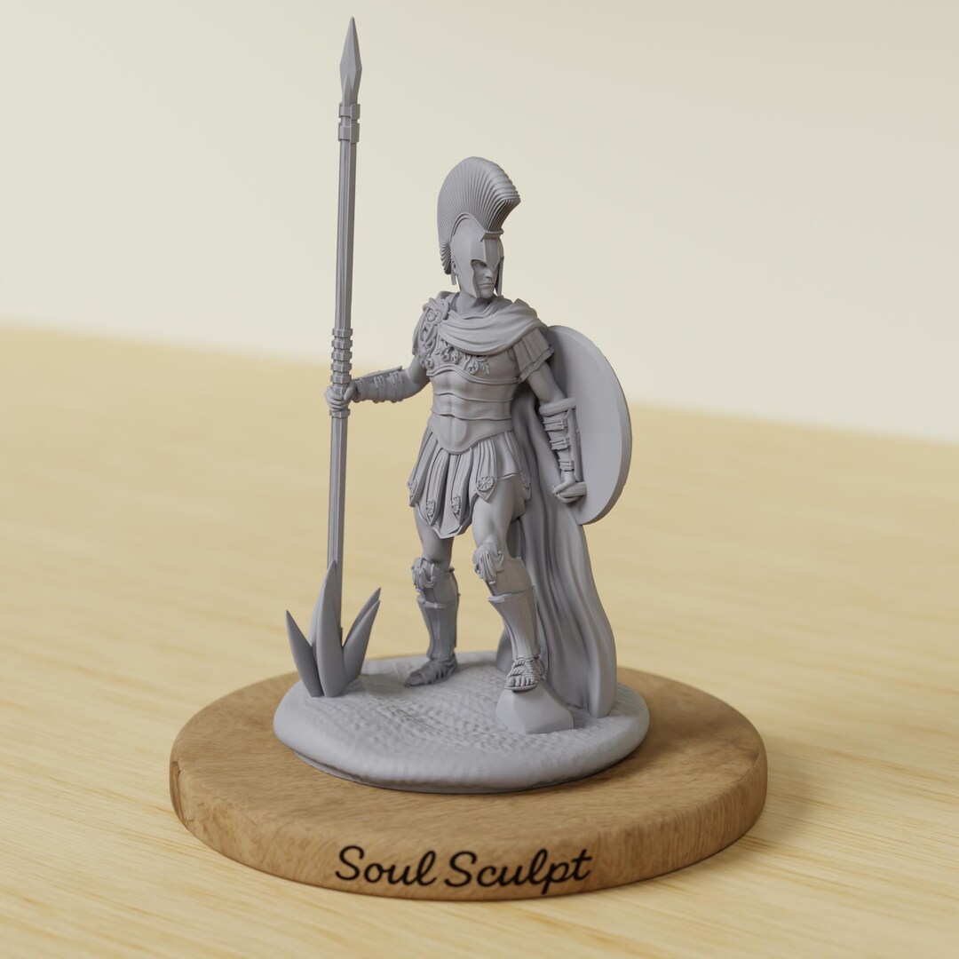Hoplite Commander | Greek Warrior | 28 / 32 / 38mm Scale | Fantasy ...