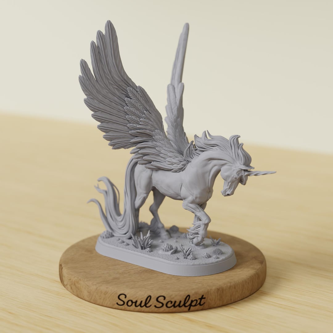 Alicorn Unicorn Pegasus | Dungeons & Dragons Dnd | Pathfinder Mini ...