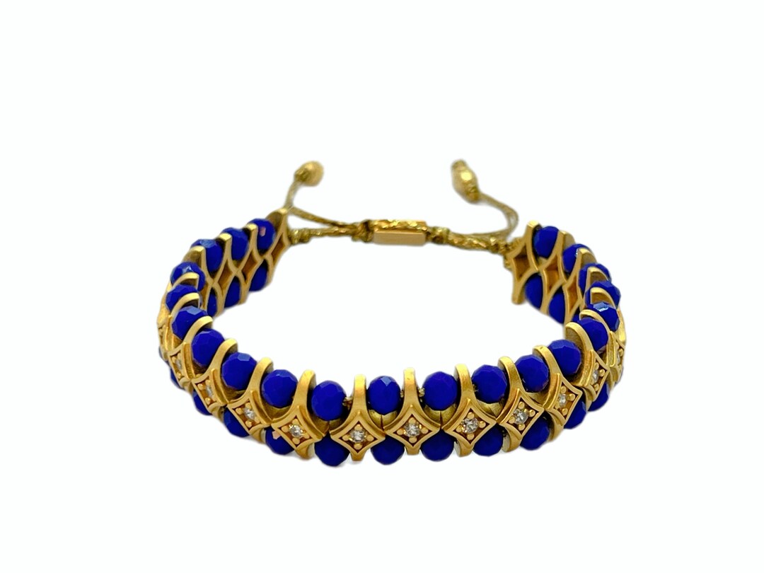 Indigo Lapis Women' Bracelet - Etsy