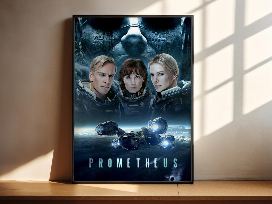 Prometheus Movie Poster | Sci-fi Horror Film Wall Art | Alien Universe ...