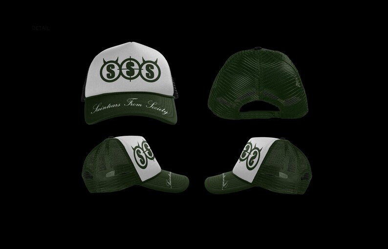 Trucker Hat Mockup 4K | Front and Back | Right Side and Left Side | Changeable Colors | High ...